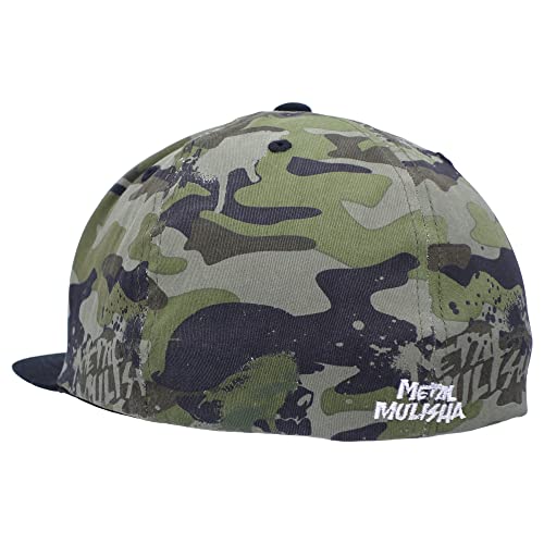Metal Mulisha Men's Lookout Flex Hat, White, Large-X-Large