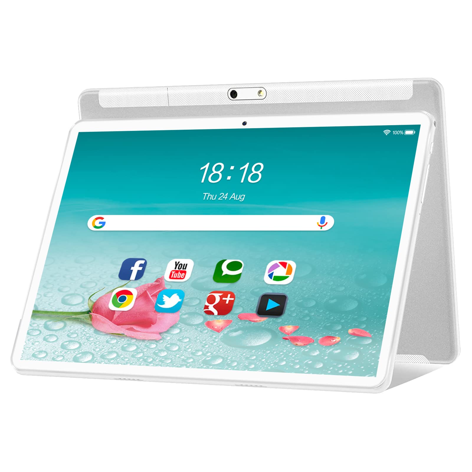 Tablet 10.1 inch Android 11 Tablet Latest Update Octa-Core Processor with 64GB ROM +4GB RAM Storage, Dual 13MP+5MP Camera, WiFi, Bluetooth, GPS, 512GB Expand Support, IPS Full HD Display Tablet