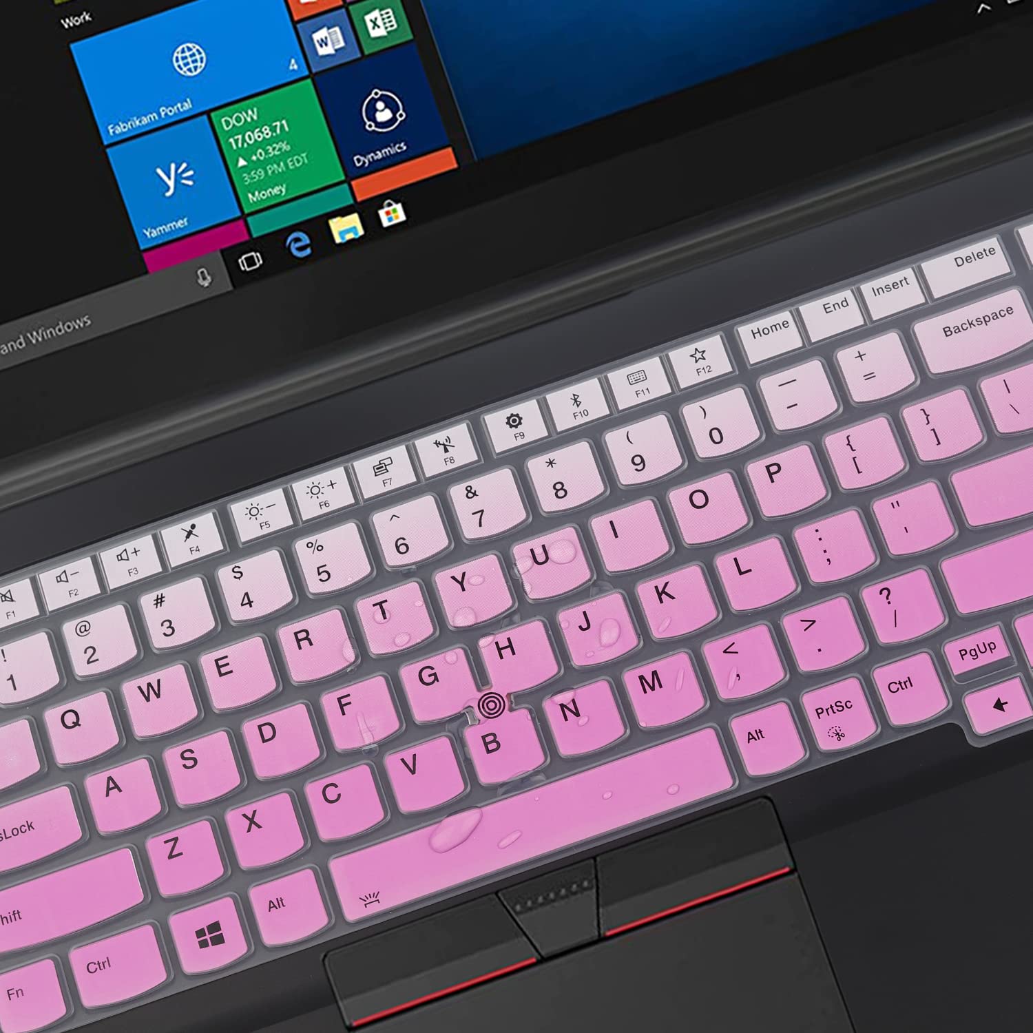 Keyboard Cover for 15.6" Lenovo ThinkPad E15 Gen 4/3/2, ThinkPad L15 Gen 2/1, ThinkPad T15 T15p T15g P15 P15s P15v Gen 3/2/1, ThinkPad E580 E590 E595 L580 L590 P52 P53 P72 P73 T570 T575 T580 T590 -OP