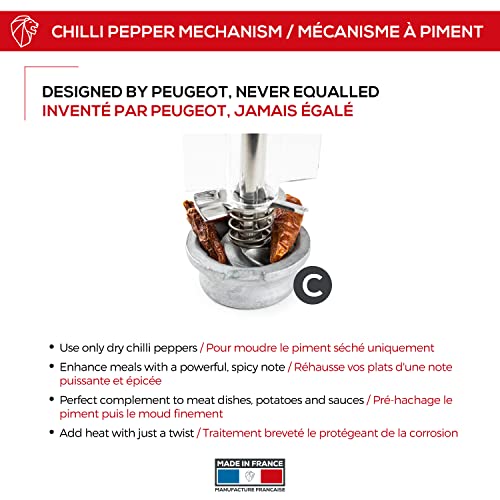 Peugeot Oleron Chili Mill, 5.5-Inch, Natural (28398)