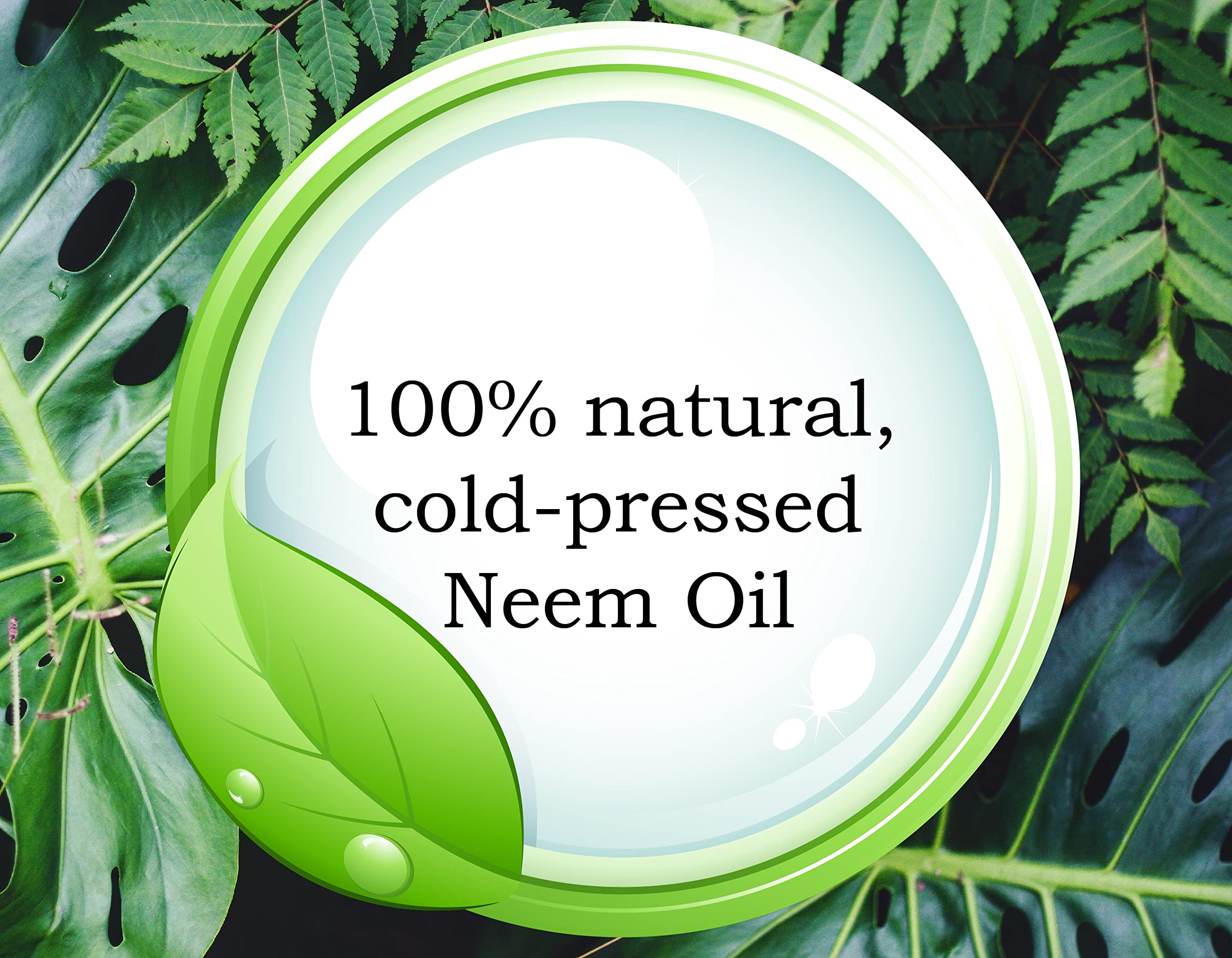 Liquid Harvest 100% Cold Pressed Neem Oil 16oz, Rich Azadirachtin Content for Plants & Neem Oil Spray Solutions