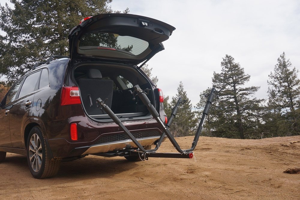 Let's Go Aero BBR253 BikeWing Hitch Rack (4 Tilt Up Four Bike (BBR253)), Black
