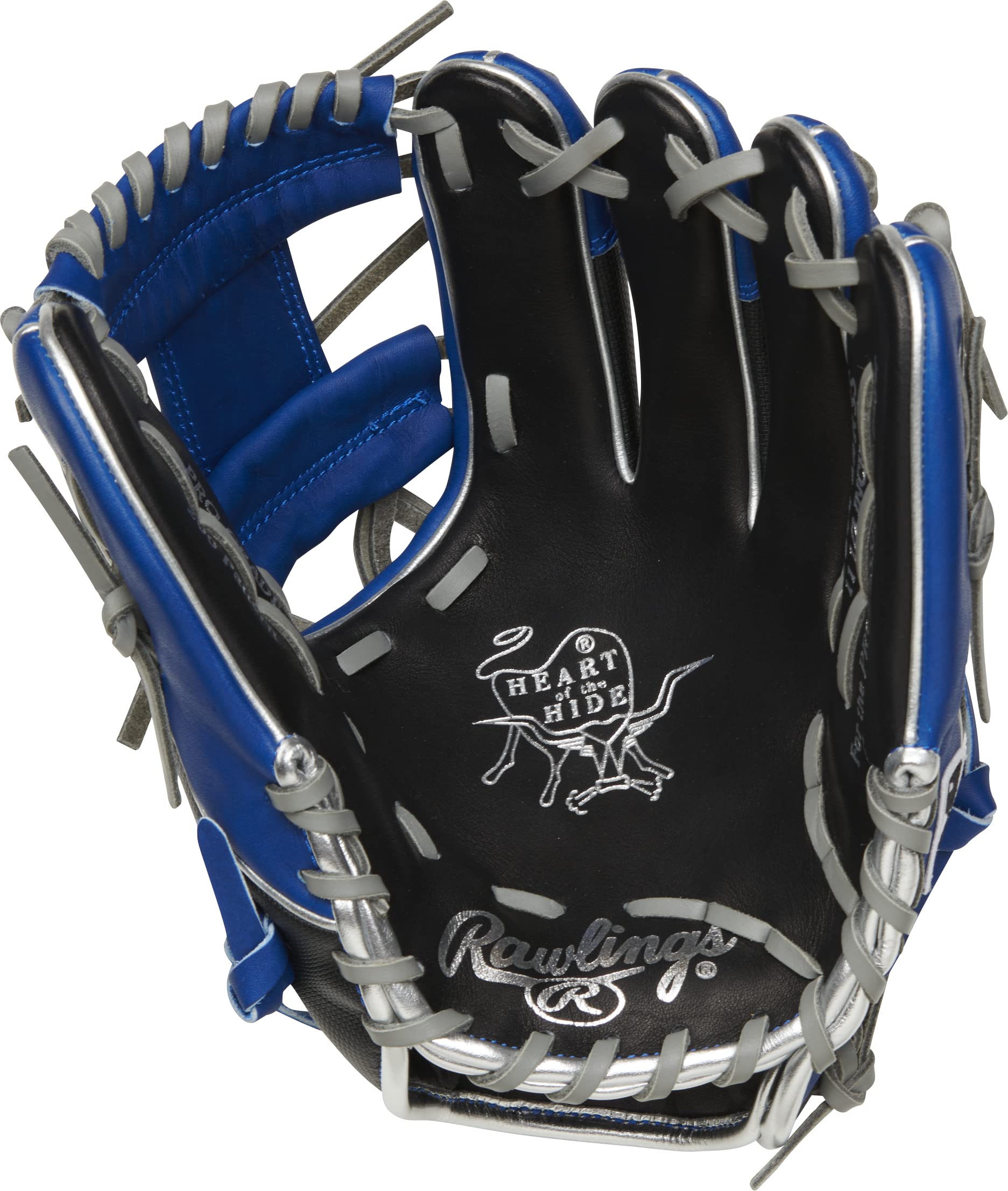 Rawlings | HEART OF THE HIDE ColorSync 7.0 Baseball Glove | Right Hand Throw | 11.5" - Pro I-Web | Camel/Columbia Blue/White