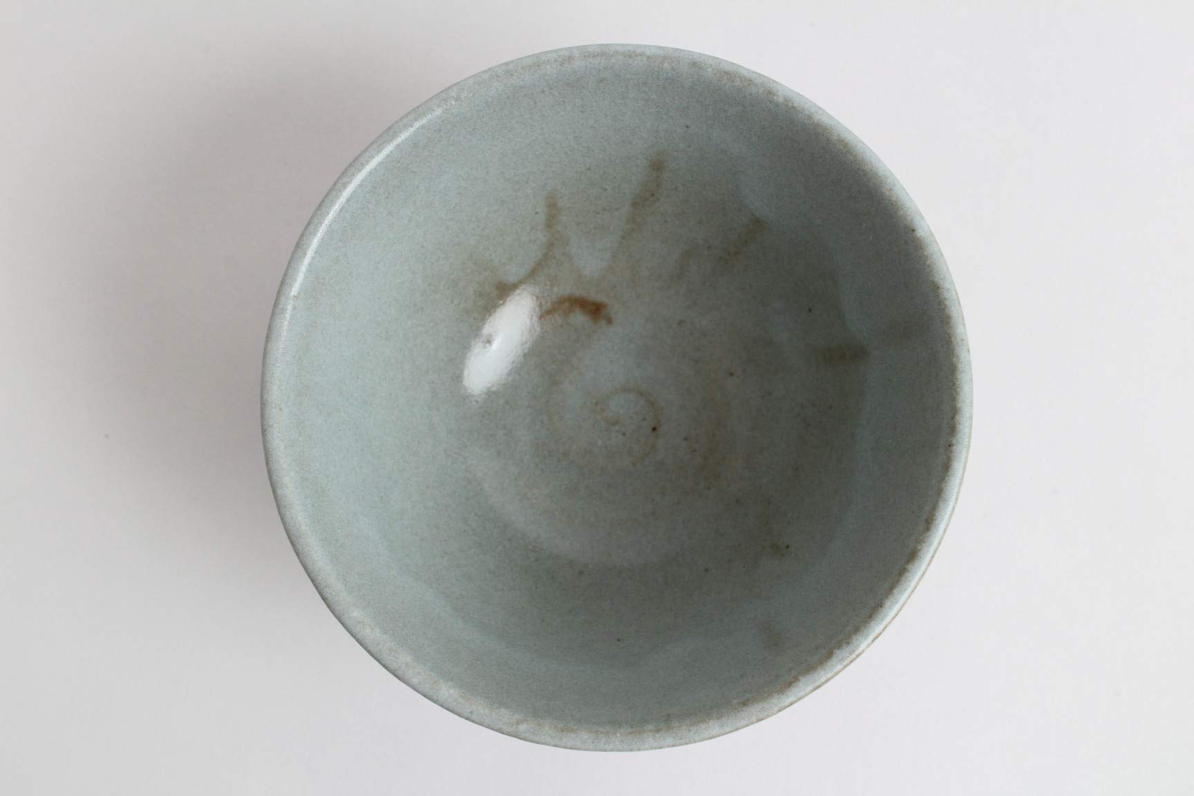 Mino ware Japanese Pottery Rice Bowl Matte Wine Red Akagusuri made in Japan (Japan Import) KSC005
