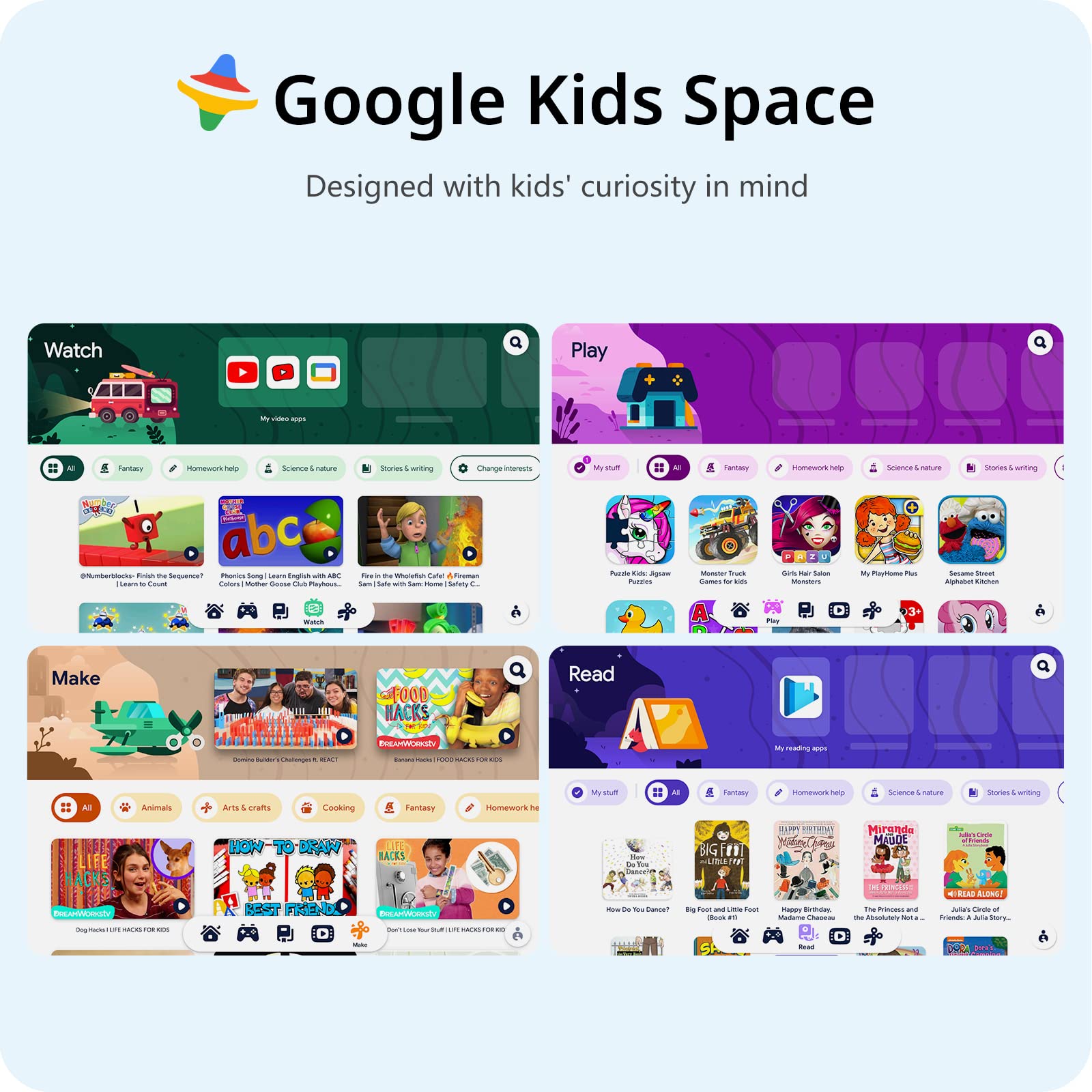 Kids Tablet, 10 inch Toddler Tablet, Google Kids Space, Teacher Approved apps with Parent Control, Eye Protection Mode, EVA Shockproof Case and Tablet Sleeve Bag Bundle, PlimPad Kids10 (Blue Set)