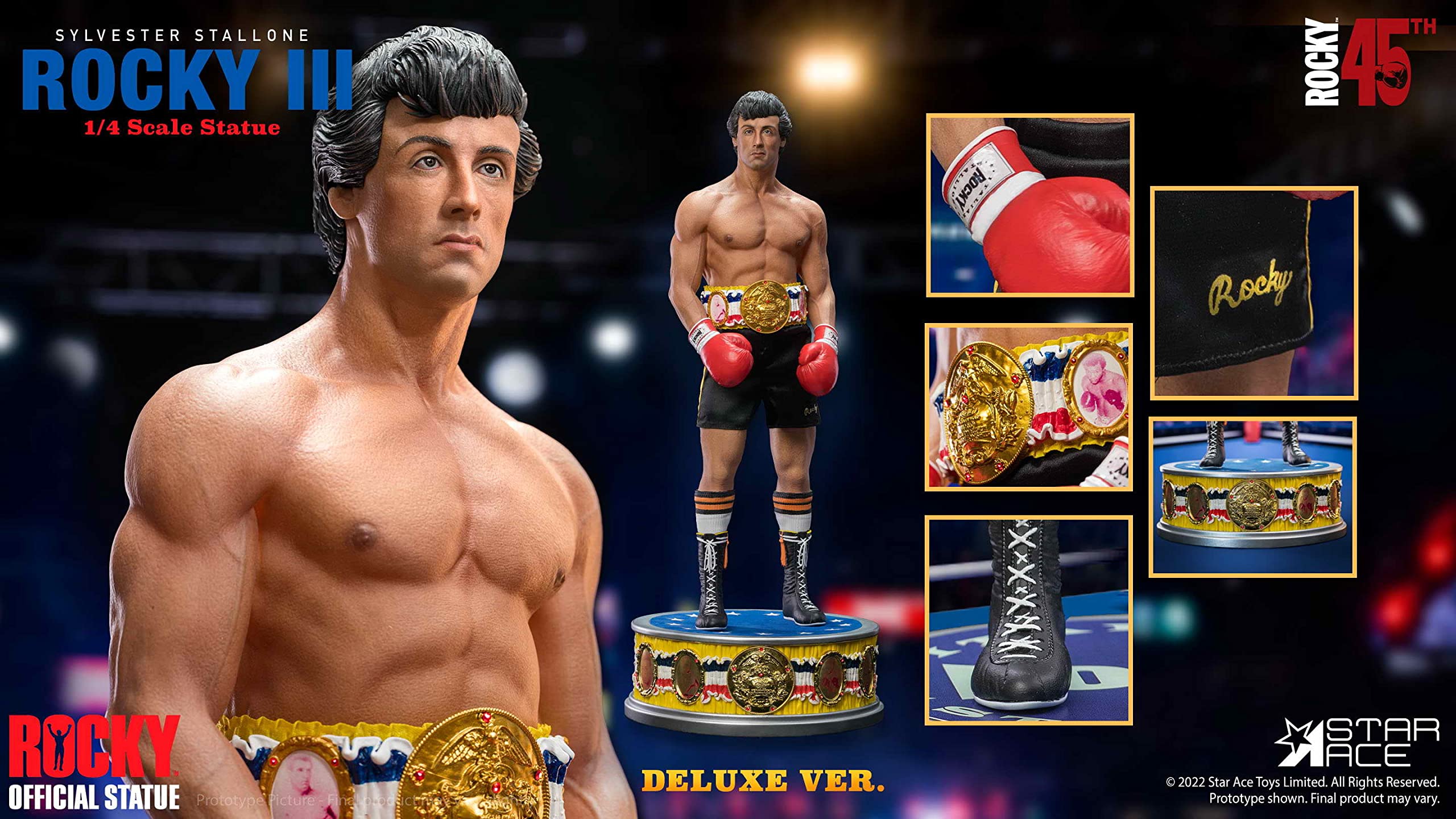 Rocky II 1979 Rocky Balboa 1/4 POLYRESIN Statue DLX VER
