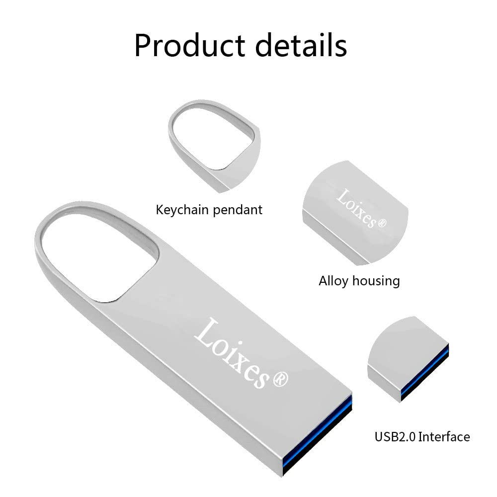 USB Flash Drive 64GB, Flash Memory Stick for PC/Laptop, Portable Thumb Drives