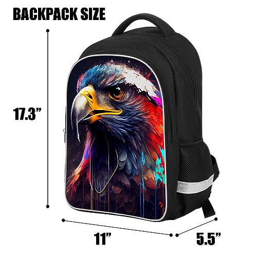 ZRENTAO Kids Backpack for Elementary Lightweight Bookbags (L) 12.2" x (W) 6.7" x (H) 17.3" Cute Schoolbags for Student