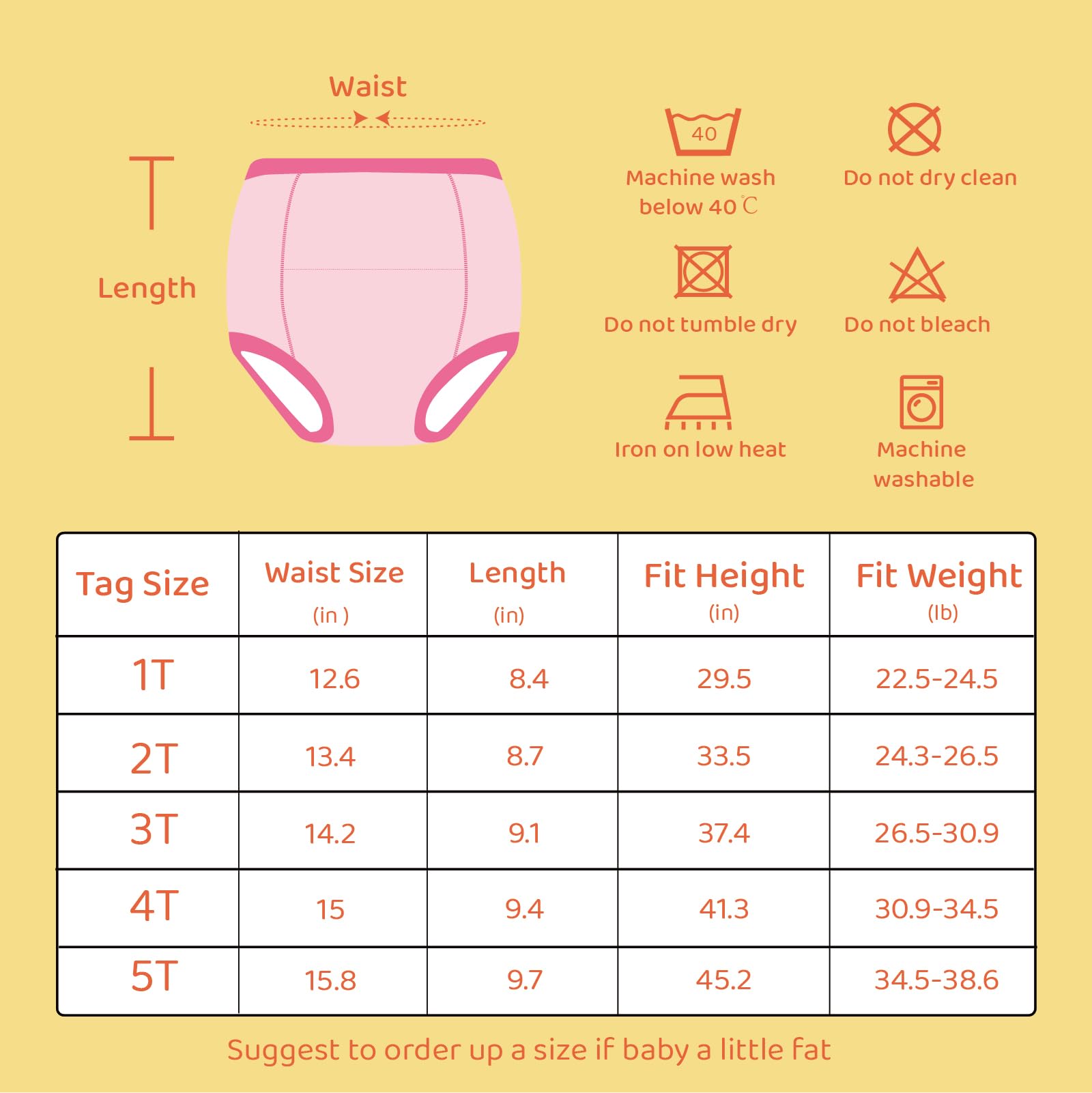 SMULPOOTI Baby Girl Potty Training Pants Comfy and Thick Cotton Potty Training Underwear for Girls 3T