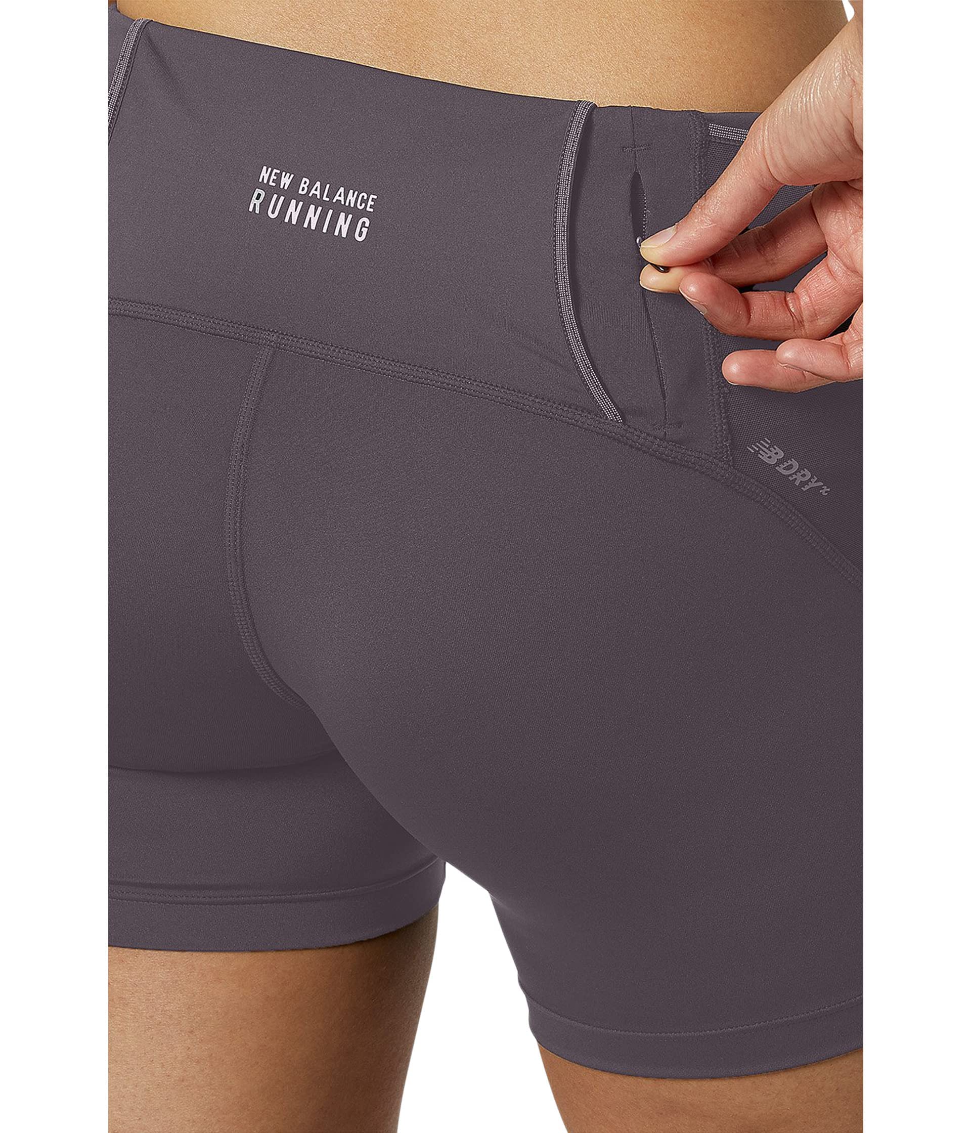 New Balance Women's Impact Run Fitted Short 22, Zinc, Medium