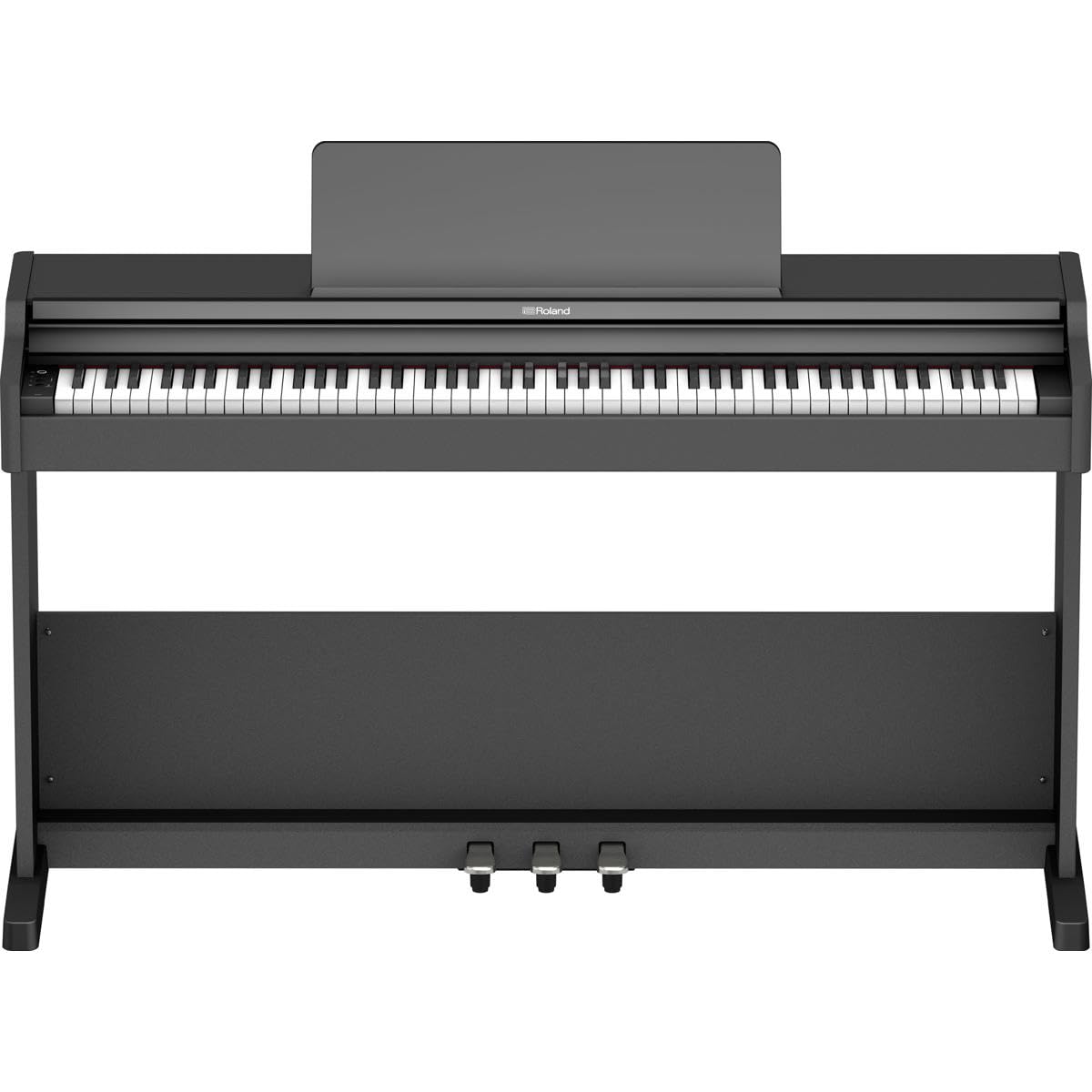 Roland RP107 Digital Compact and Affordable Home Piano with Traditional Upright Styling | Perfect for Beginners |Onboard Bluetooth & More,Black