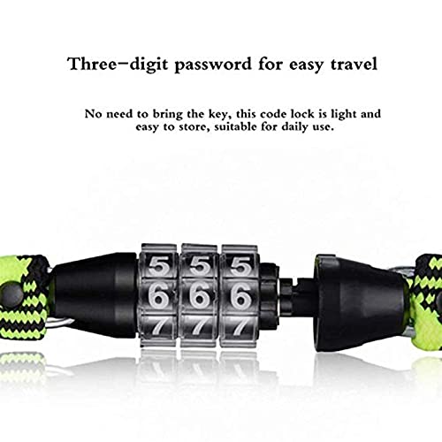 LJJSMG Bike Chain Lock, Cable Lock Bicycle Lock Anti-Theft Chain Lock Mountain Bike Lock Password Lock Electric Battery Car Lock Chain Lock,Motorcycle, Bicycle