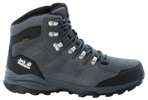 Jack Wolfskin Men's 4049841 Backpacking Boot, Grey/Black, 9