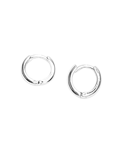 Lucky Brand Silver Hoop Huggie Earrings