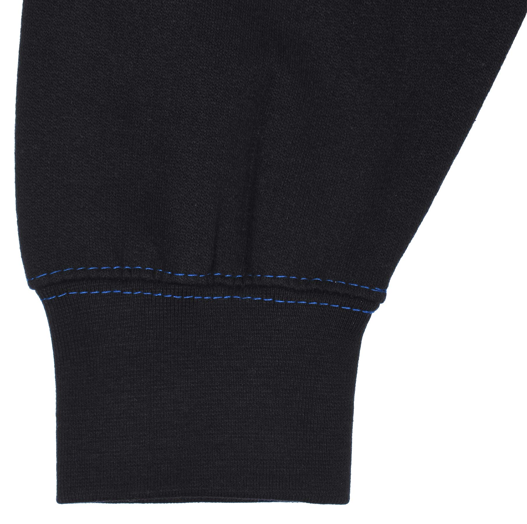 JH DESIGN GROUP Men's Ford Mustang Pullover Hoodie USA Logo Sweatshirt (Small, Black - Blue)
