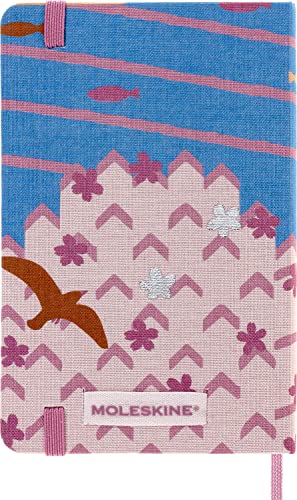 Moleskine Limited Edition 2023 Weekly Notebook Planner Sakura, 18M, Pocket, Bird, Hard Cover (3.5 x 5.5)