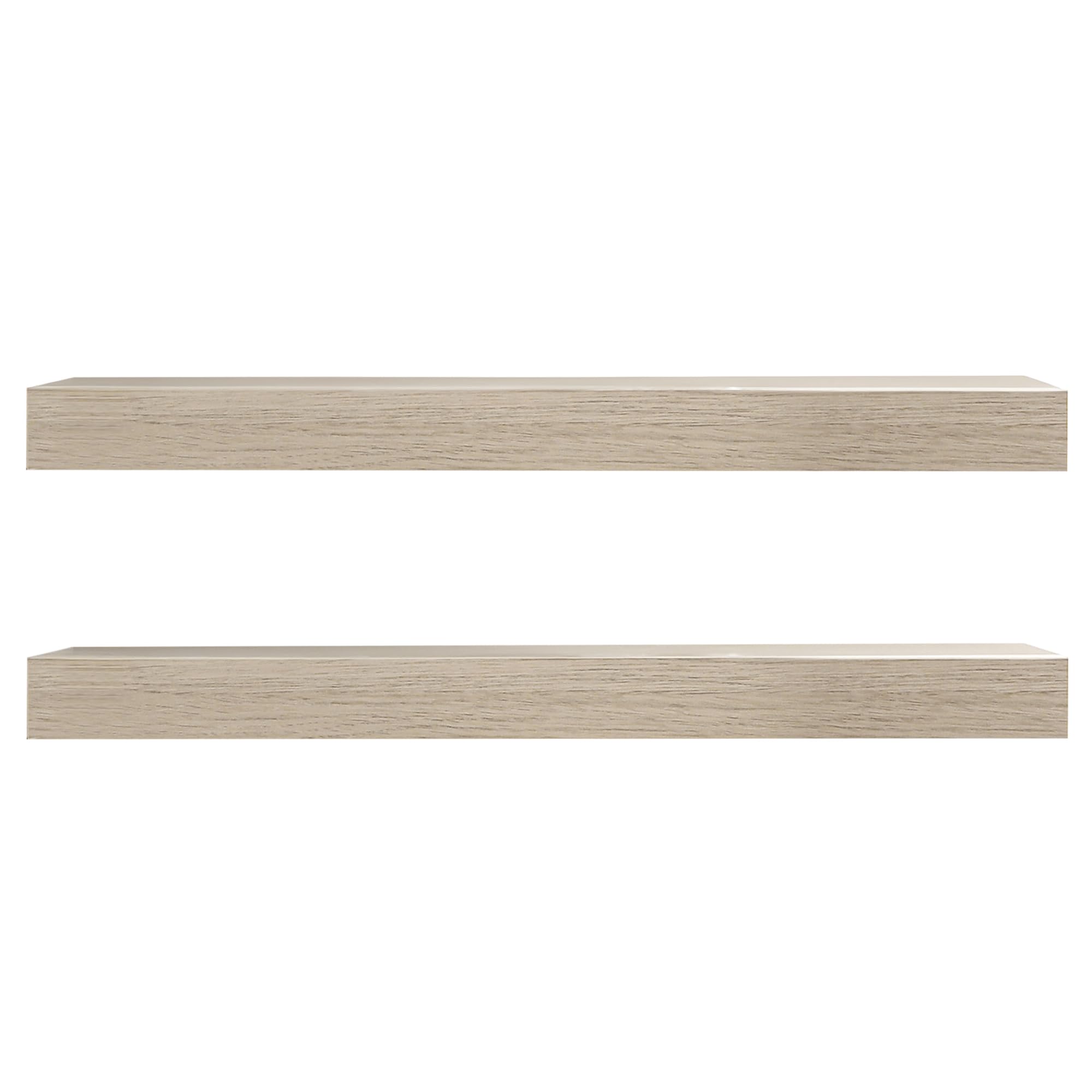 Westminster Décor Wall Mounted Floating Shelves - 2 Pack - Wall-Mounted Shelf Set - Home or Office - Easy Install 16.5” Wooden Shelving - Display or Storage