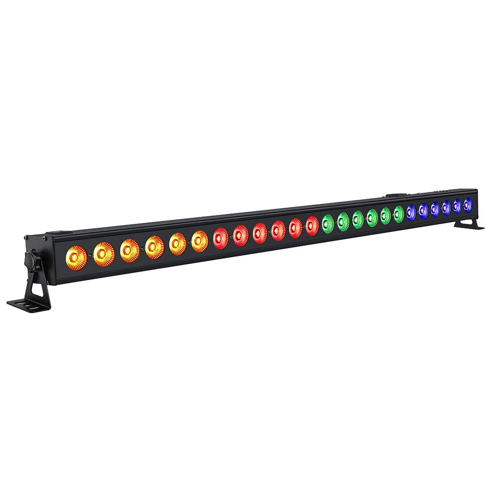 LED Wash Light Bar - OPPSK 40" 96W 4IN1 RGBA 24LED Stage Light Bar with Chase Effect Sound Activated Auto Play by DMX Master Slave Control for Wedding Church Music Dance DJ Party Stage Lighting