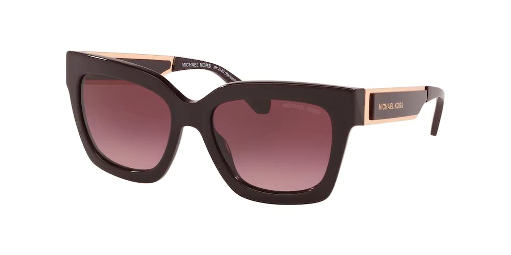 Michael Kors Bershires MK2102 33448H 54MM Cordovan/Cordovan Gradient Square Sunglasses for Women+ BUNDLE with Designer iWear Eyewear Kit