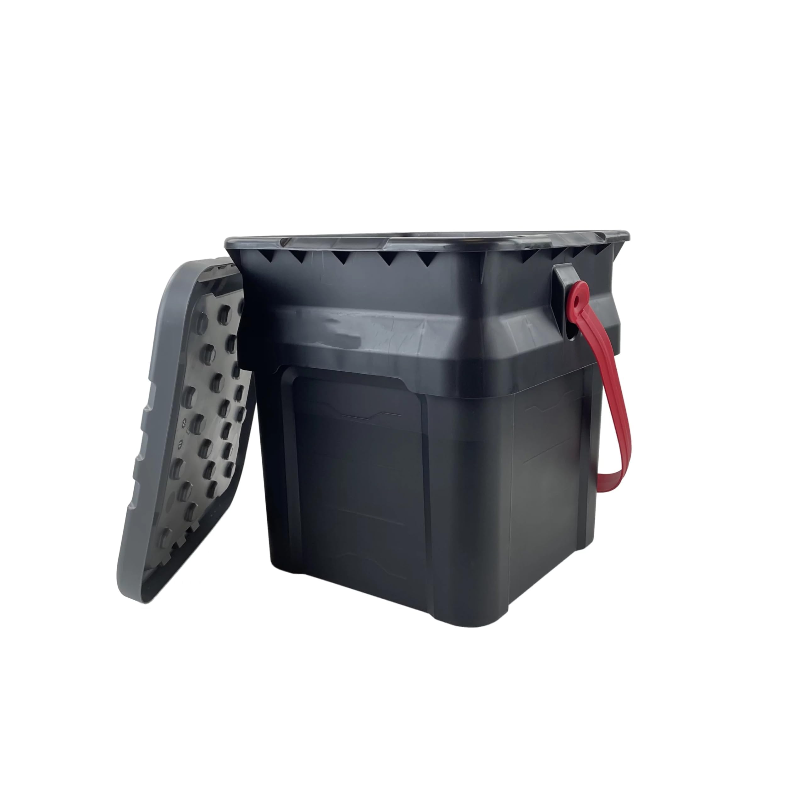 VVloop 5 Gallon Heavy Duty Plastic Material Bucket Tote, Black, Buckets, Commercial mop Buckets, Paint Buckets,Cleaning Buckets,Plastic Bucket