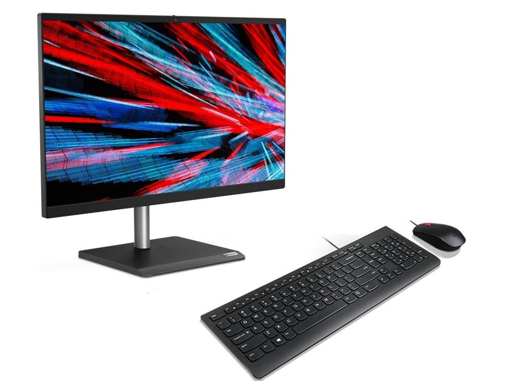 Lenovo Business All-in-One Desktop Computer 23.8" FHD IPS (Intel i3-10100T, 16GB RAM, 1TB PCIe SSD, AC WiFi, SDXC Reader, RJ-45, Win 11 Home) w/Dockztorm Hub