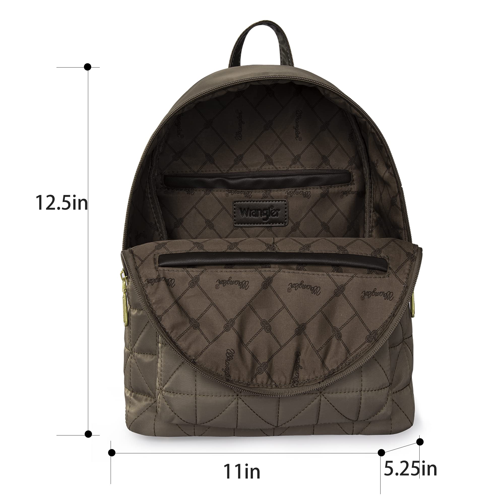 Montana West × Wrangler Backpack Purse for Women Quilted Backpack for Travel