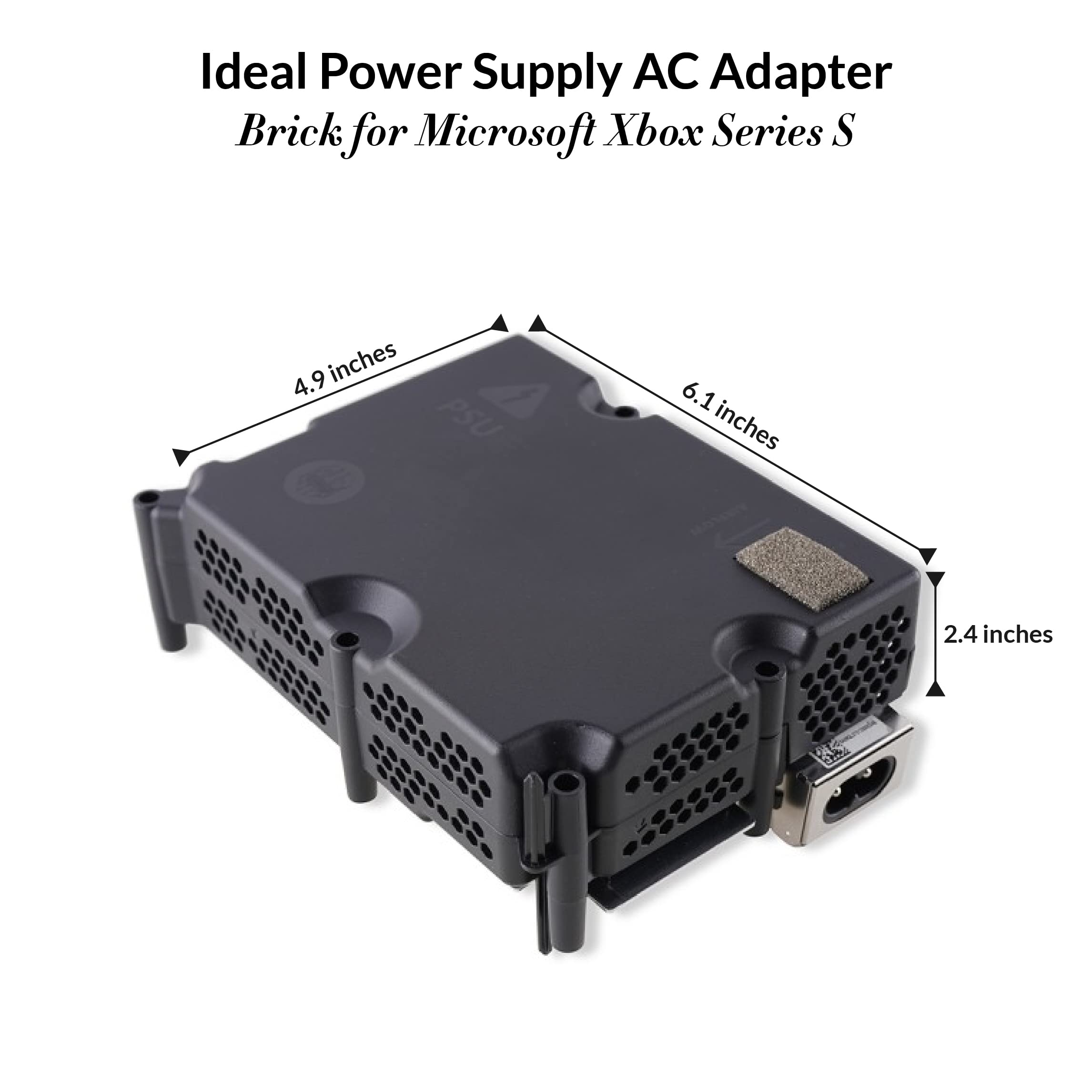 Replacement Power Supply for Microsoft Xbox Series S, Model 1921 - Internal Power Supply AC Adapter Brick Replacement Part