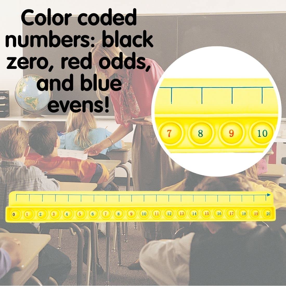 Number Line Pop It Board