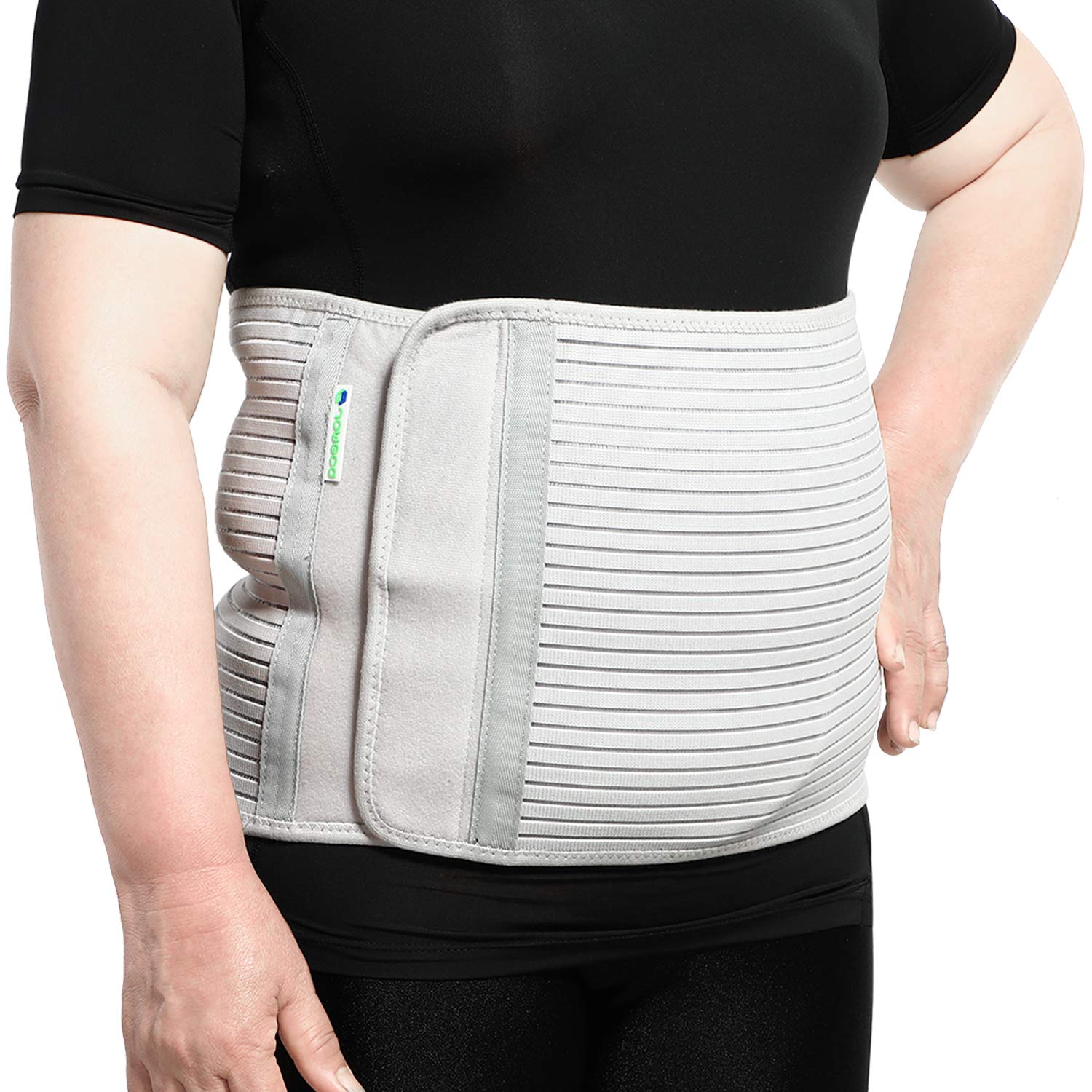 JOMECA Plus Size Bariatric Abdominal Binder, Hernia Support Compression Belt, Stomach Wrap Help for Bariatric, Postpartum And Post-Surgery Tummy, Close-Fitting Breathable Obese Girdle Fit Men & Women (3XL)