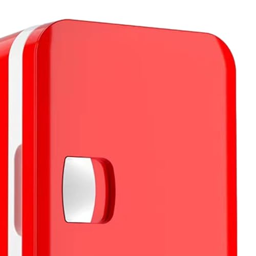 JISADER Small Car Refrigerator, Skincare Fridge, 12V 6L Portable Coolers and Warmer, Personal Refrigerator for Bedroom Car Van