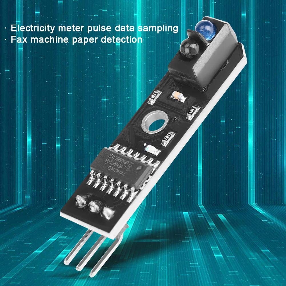 Infrared Tracking Sensor Module 1-Channel Infrared Reflection Tracking Sensor Module Obstacle Avoidance Smart Car Black/White Line Detection 3 Pcs