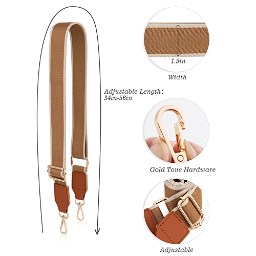 Montana West Purse Straps Crossbody Handbag Replacement Strap Adjustable Wide Straps STP-2016BR