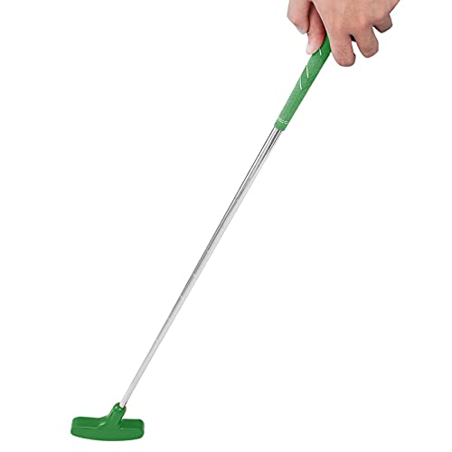 Mini Putter, Accessories Stainless Steel Shaft Comfortable Putter with Antislip Grip for Room for Childs for Indoor for Kids(Green)