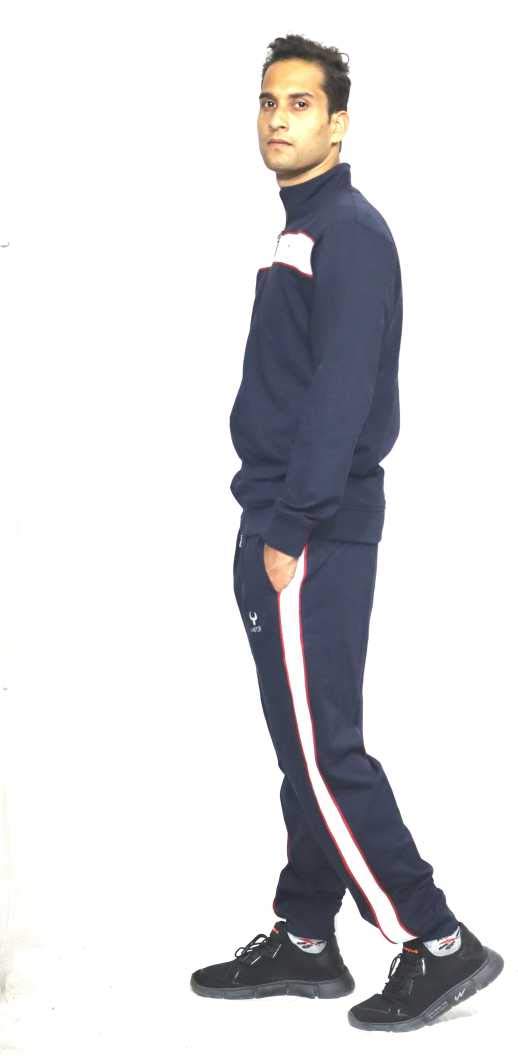 Mens Athletic 2 Piece Tracksuit Set all season (L)