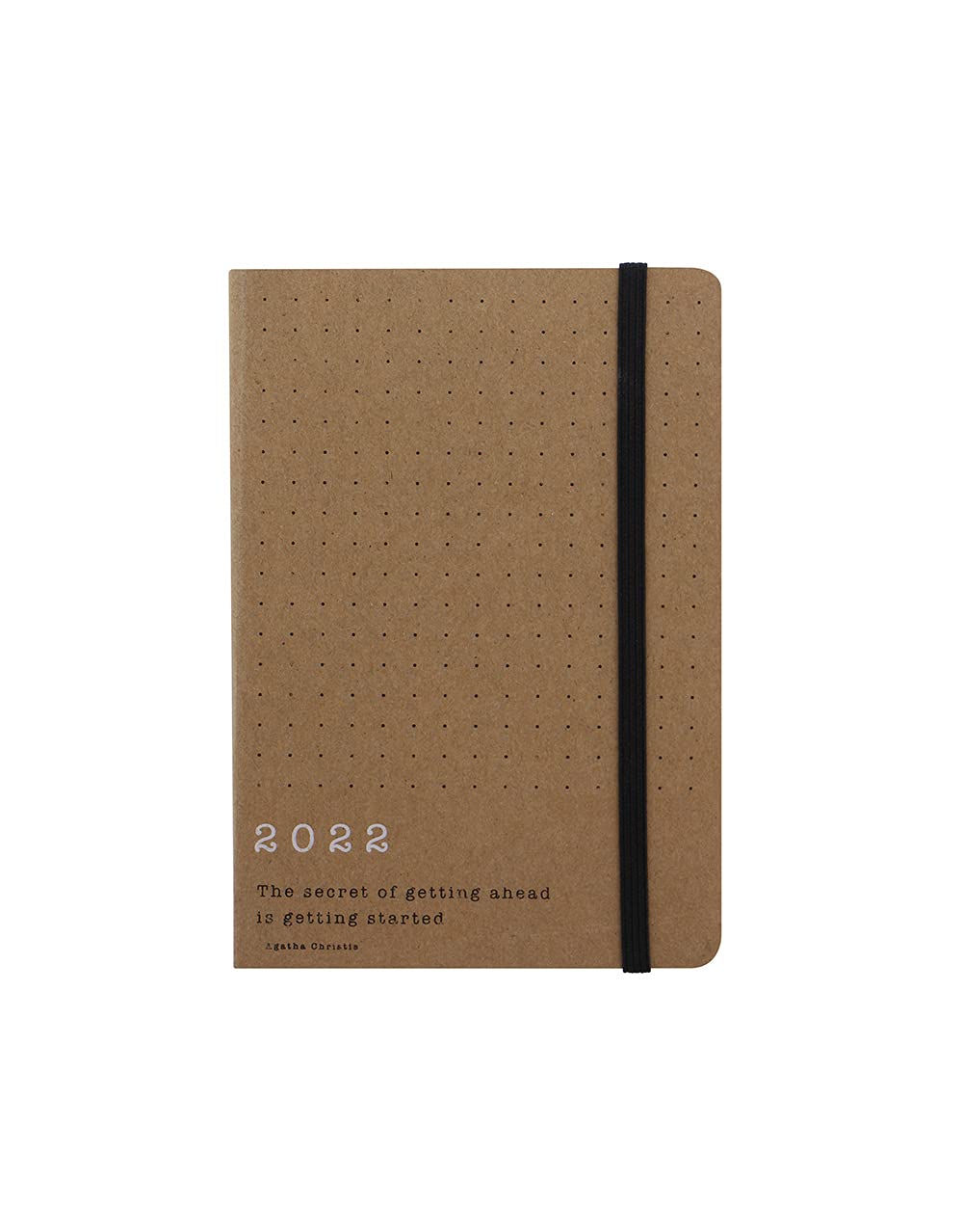 Letts Eco Writers A6 Week to View 2022 Brown Kraft Diary