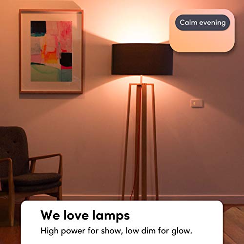 LIFX Color (Nightvision Edition), 1100lm E26, Wi-Fi Smart LED Light Bulb, Full Color and Whites, No Bridge Required, Works with Alexa, Hey Google, HomeKit and Siri, 2-Pack