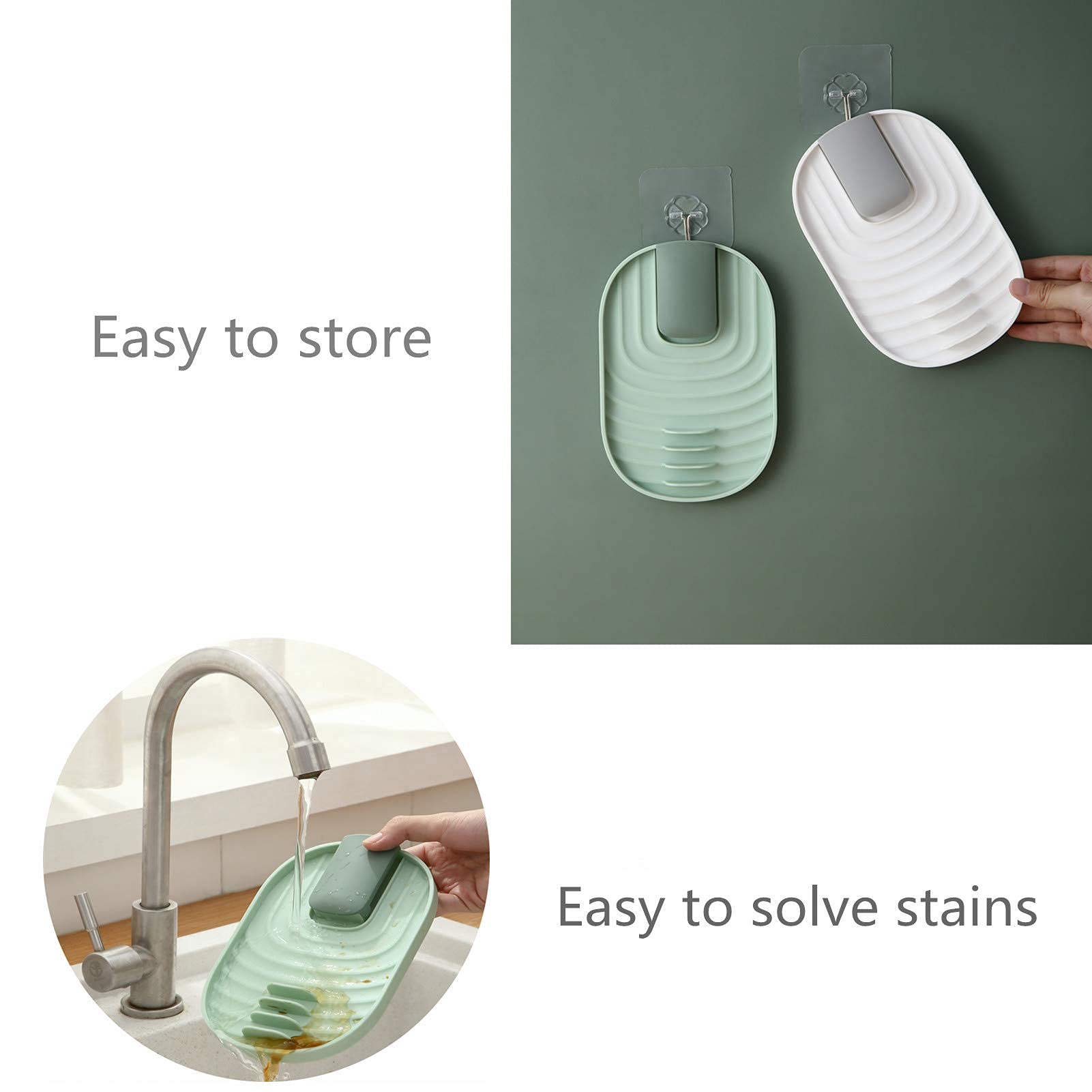 MIUZMORE Pot lid holder spoon rest for kitchen utensil holder,spoon holder and ladle rest for stove top(Pink)