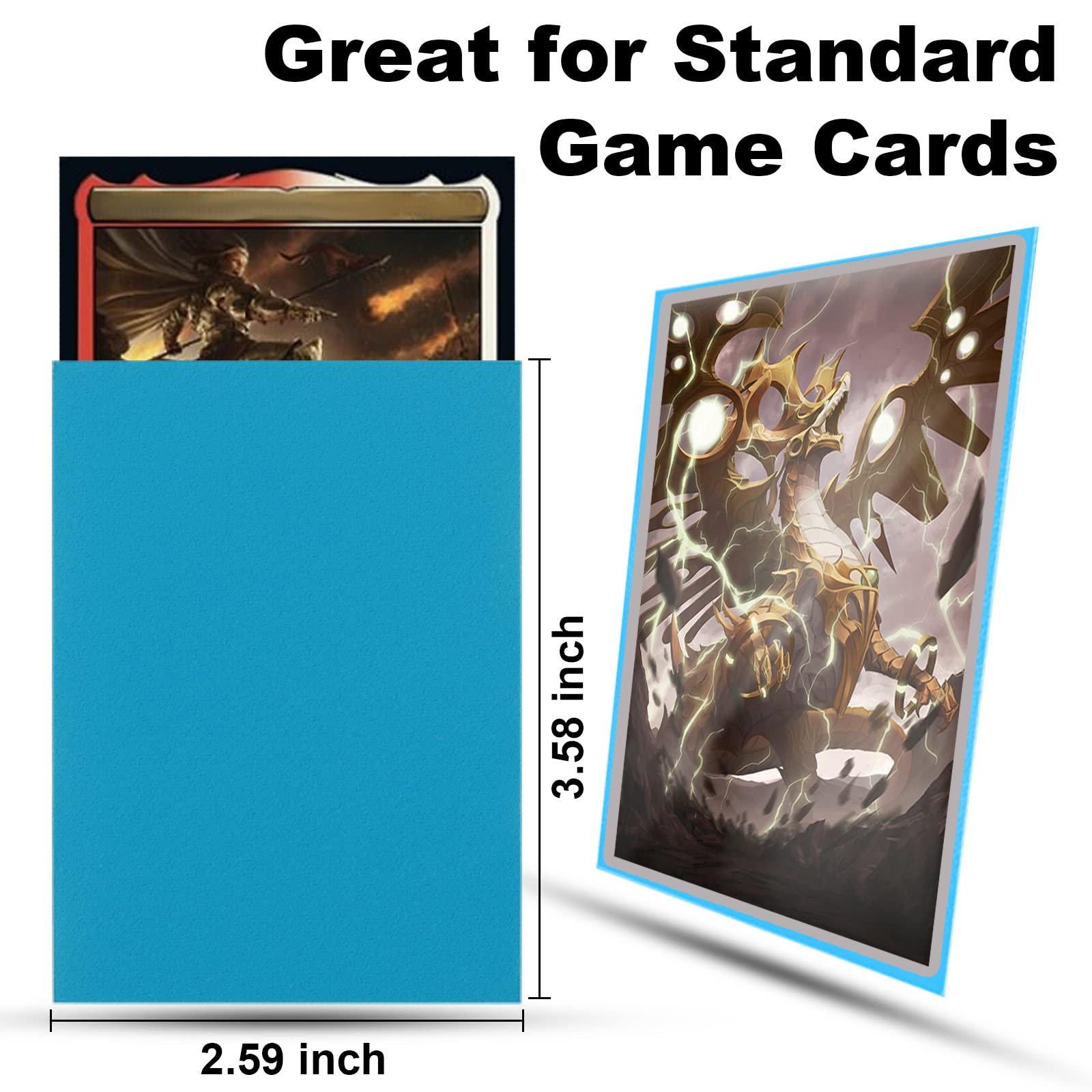 OBKOJJ Card Sleeves 240 PCS Standard Ultra Pro Card Sleeves for Trading Cards Protector for Baseball Card 3.6x2.6 Inch (Pink)