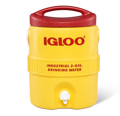Igloo 421 Beverage Cooler, 2 gal., Yellow