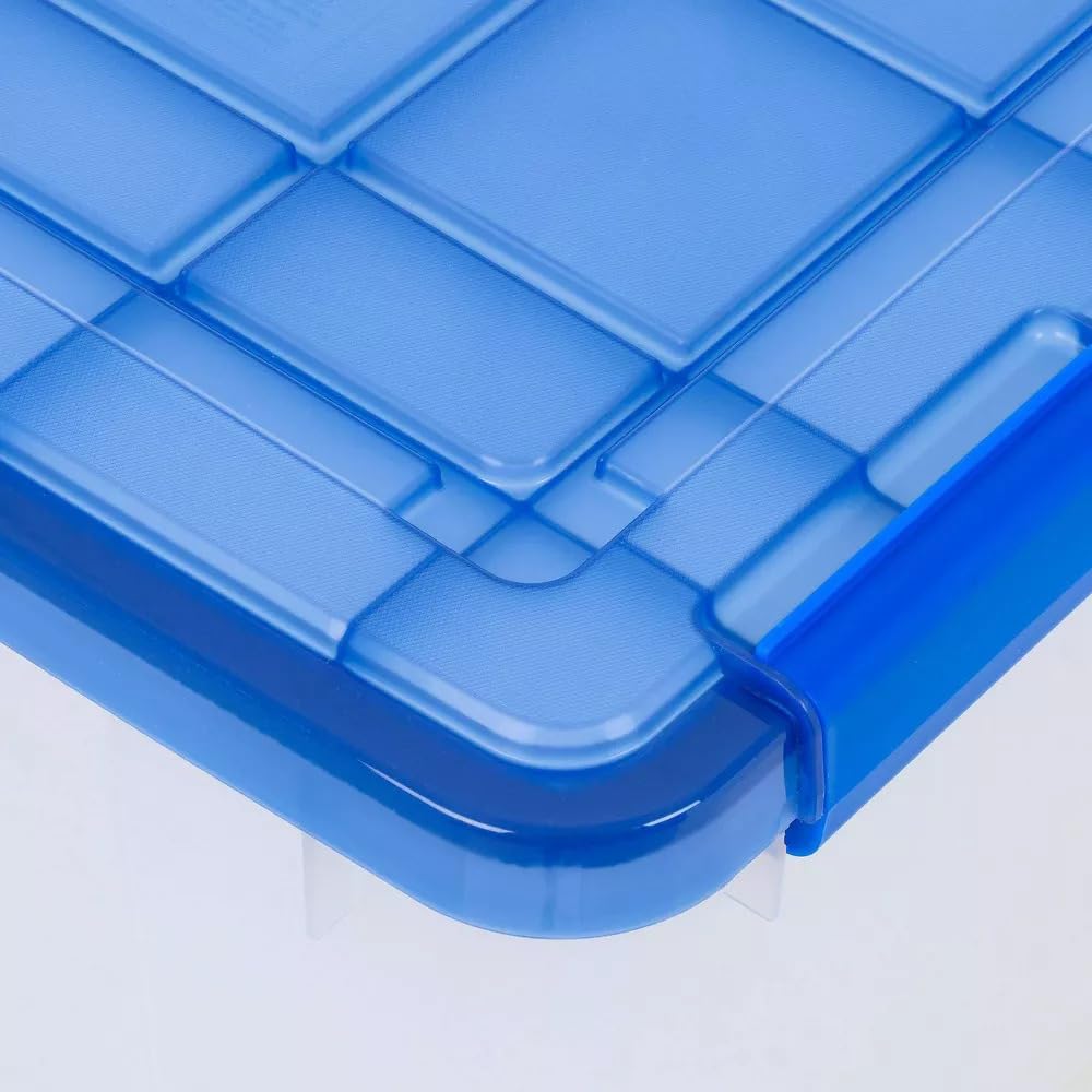 K&J CHIPMUNK 60qt WeatherPro Plastic Storage Bin 4Pcs