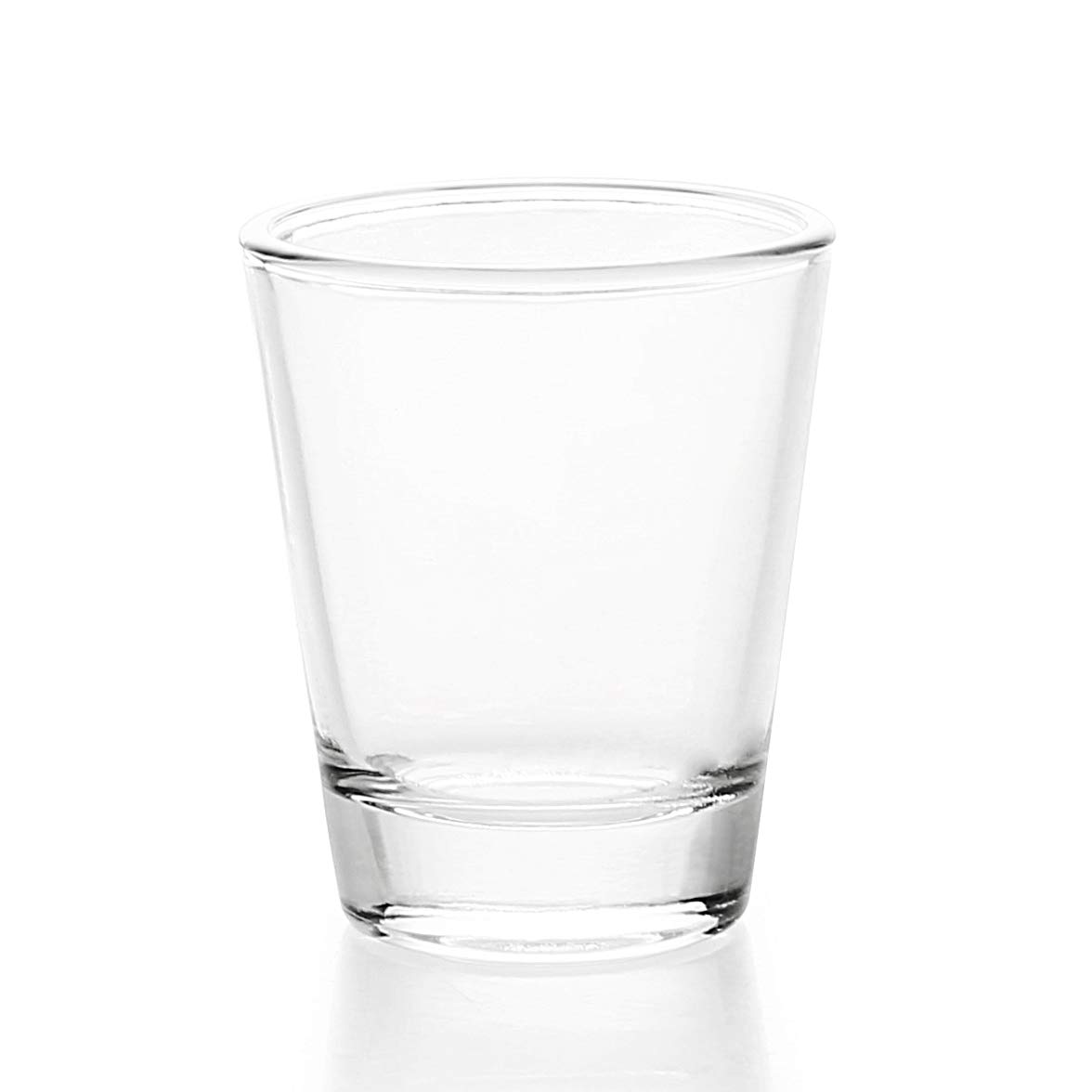 NCnnwovf 1.5 oz Shot Glass Sets with Heavy Base Clear Shot Glasses (2)