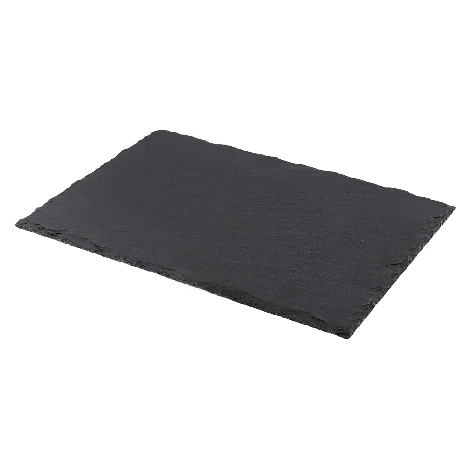 ZOENHOU 8 Pack 12x8 Inch Slate Cheese Board,Natural Rectangle Slate Cheese Plates, Black Slate Serving Plates For Cheese,Meat,Appetizers