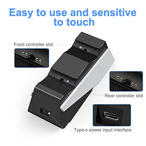 KINGTOP Charging Station Compatible with Playstation 5