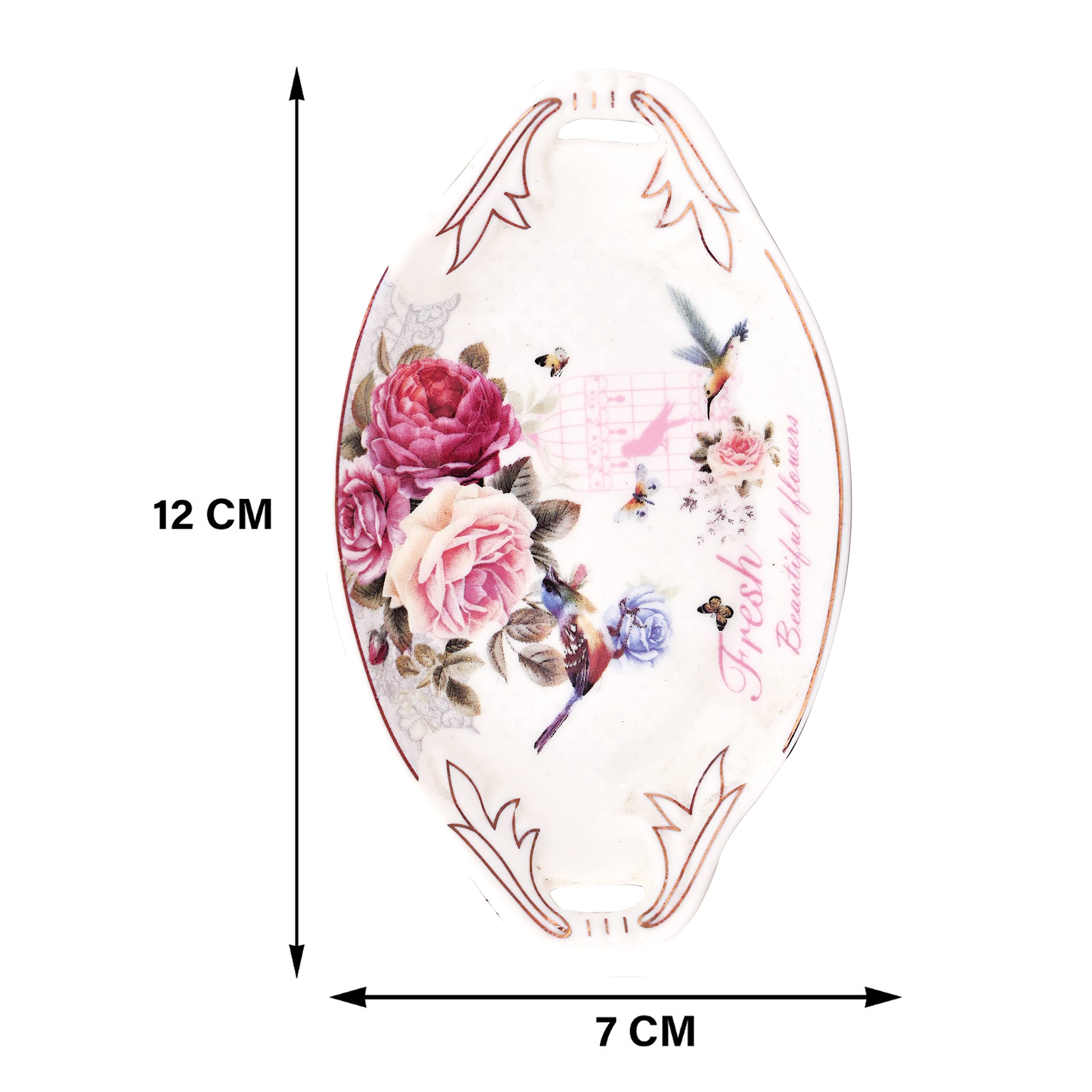MGeezz Ceramic Oval Serving Plates for Snacks,Small Dinner Dish,Pasta Dessert Plates Mini Serving Trays,Nuddles,Tea Bag,Fruit Plates Tableware or Restaurant Desk with Microwave/Oven/Dishwasher Safe