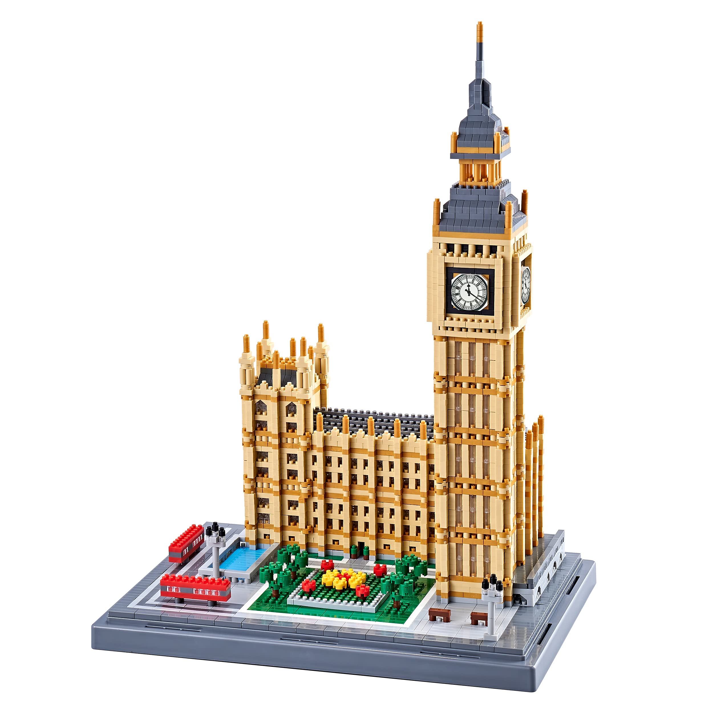LUKHANG Gift Architecture : Dubai Skyline Model Building Set Model Kit and Gift for Kids and Adults,Micro Mini Block 2545pieces (with Color Package Box)