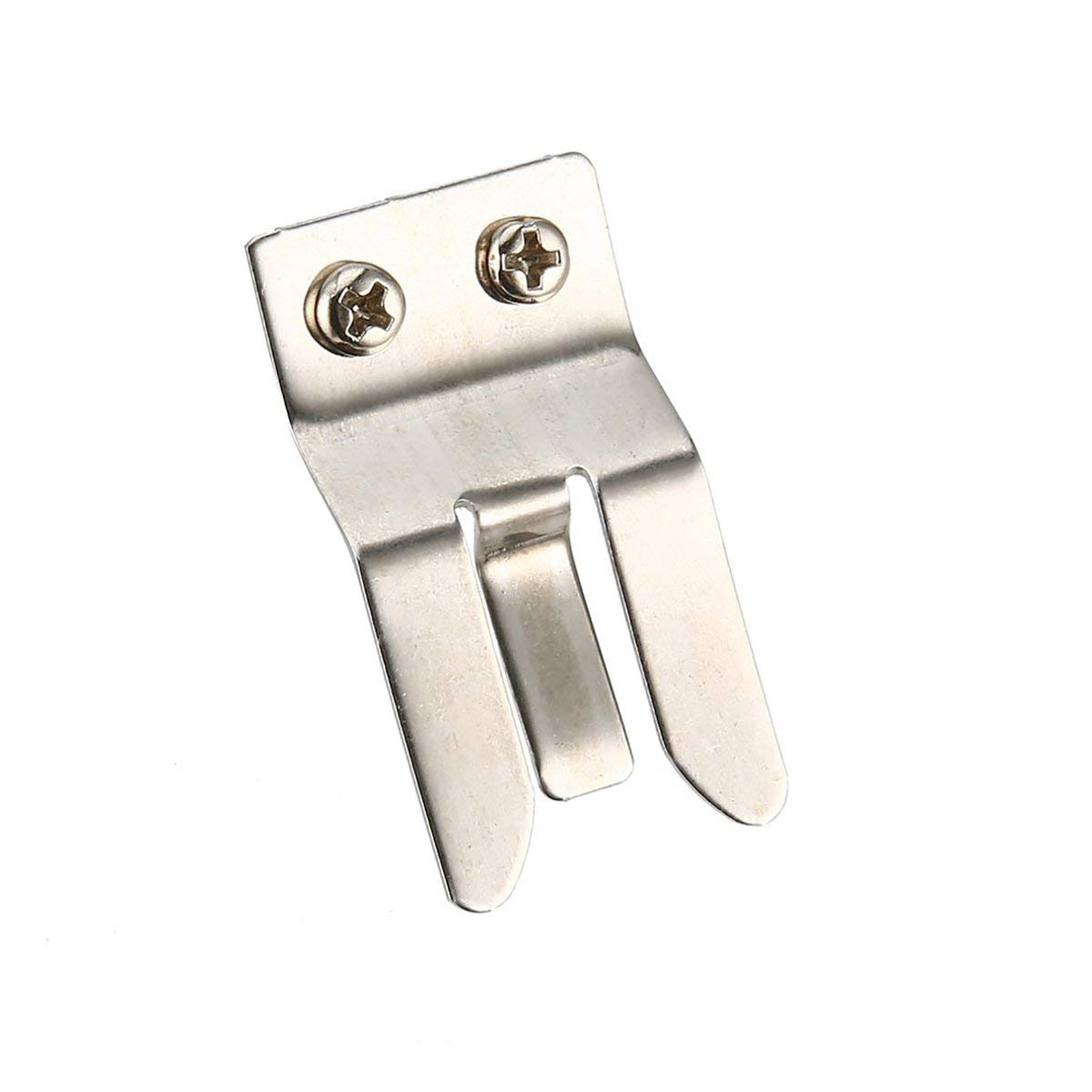Metal Mic Holder Metal Mic Holder/Clip - Screw in for Cb/Ham Radio - Workman Mh2 - Silver
