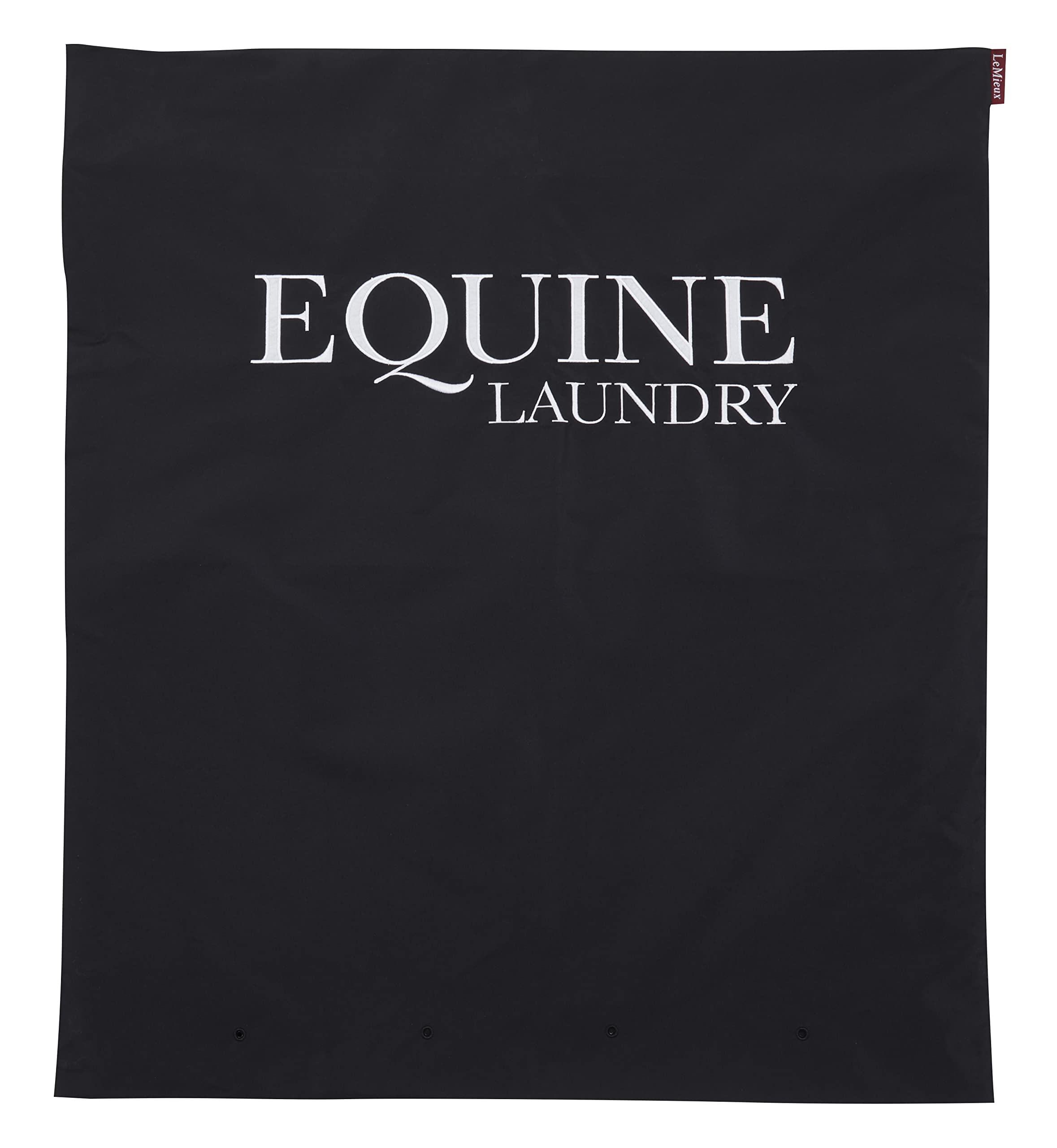 LeMieux Laundry Wash Bag in Black Prevents Horse Hair Blocking Washing Machine - 75 x 80 cm Large