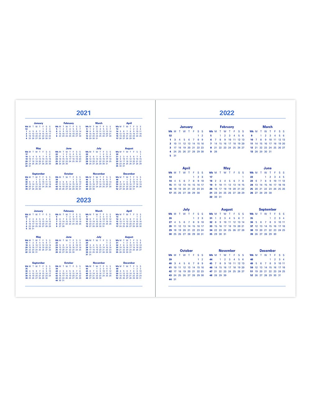 Letts Memo A6 Week to View 2022 Diary - red
