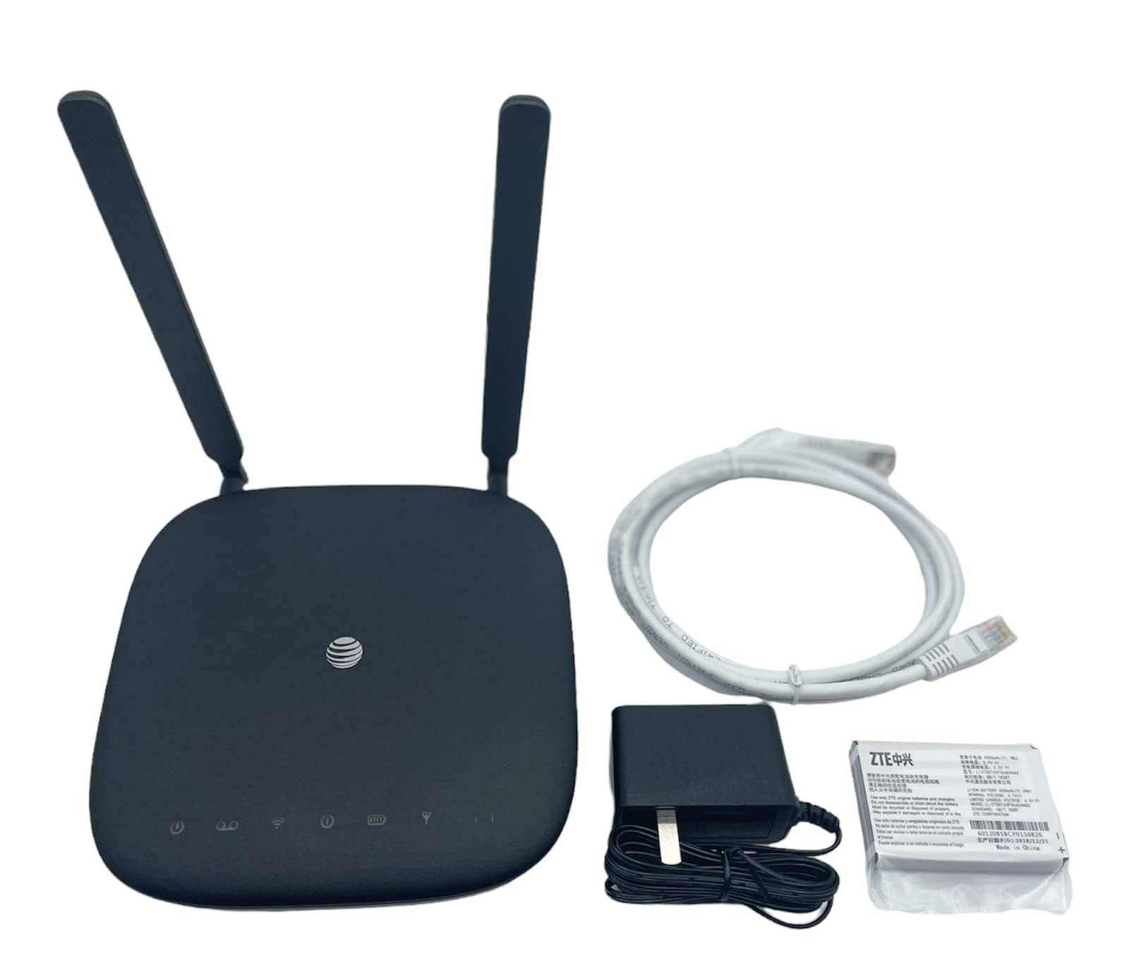 Router ZTE MF279 AT&T Wireless Internet GSM Unlocked | 4G LTE Wi-Fi | Mobile Router | Smart Home Hub | Connects Up to 20 Devices | Secure Wireless Network Anywhere (with Antennas)