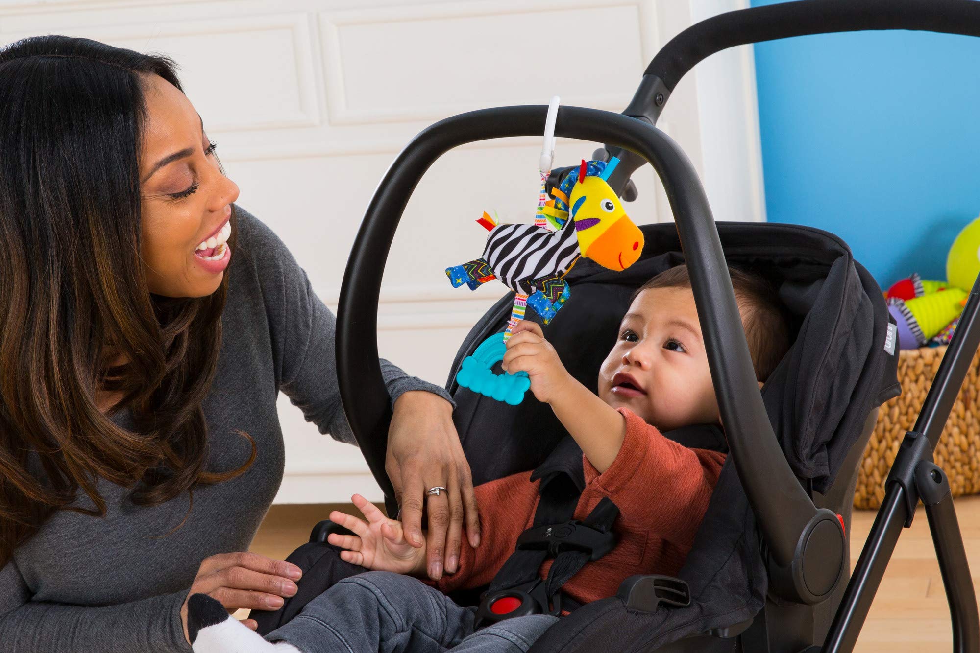 LAMAZE Zero The Zebra On-The-Go Baby Toy, Multi